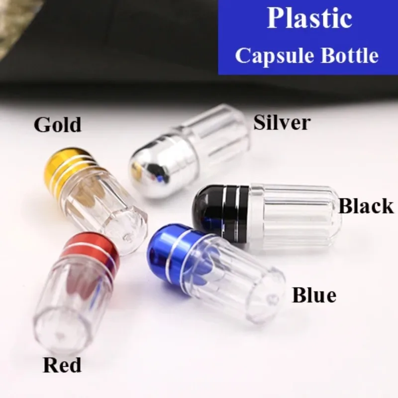 100PCS-LOT-1g-5-Colors-Small-Plastic-Capsule-Bottle-Single-Capsul ...