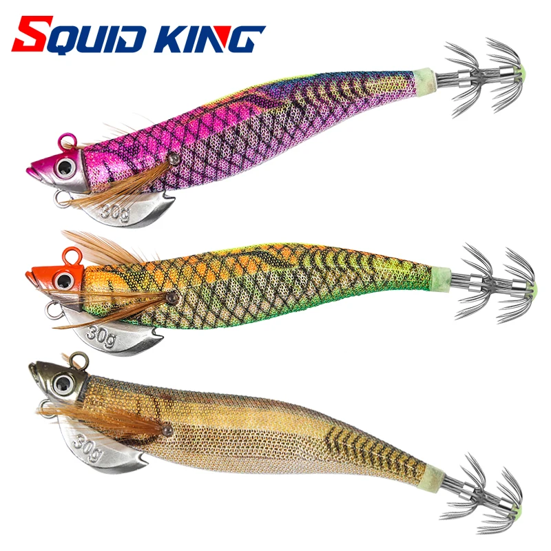 Calamar-KING-Jig-3-0-3-5-Eging-se-uelo-de-pesca-cebo-Artificial-para ...