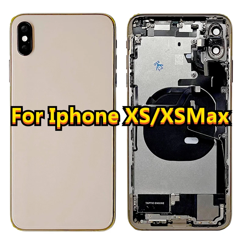 For Iphone Xs Xs Max Full Assembly Back Housing Change Repair Middle ...