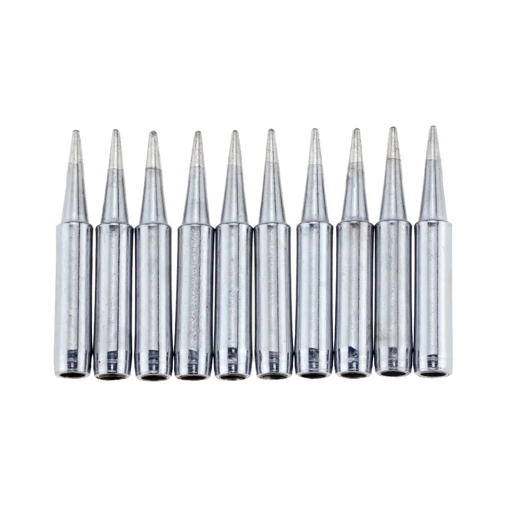 10Pcs/Lots 900M-T-B Lead-free soldering iron tip 936 Temperature adjustment Constant temperature ...