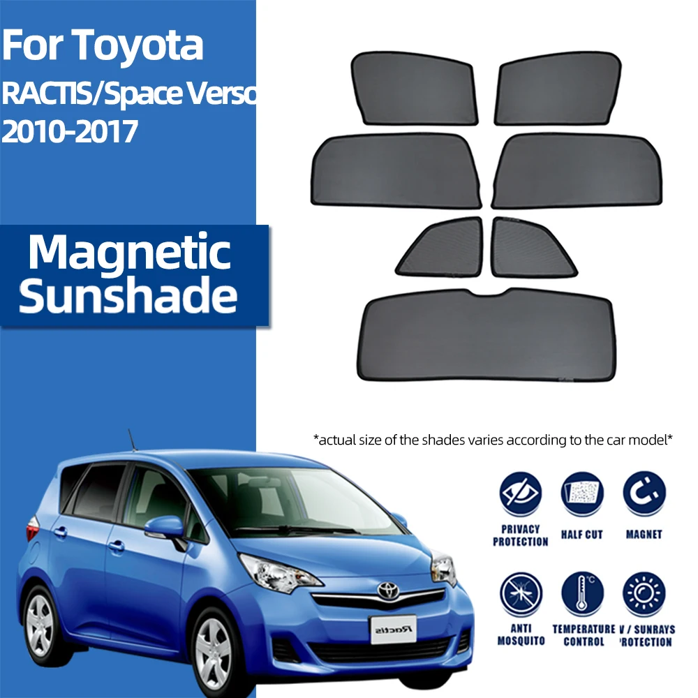 For-Toyota-RACTIS-Verso-S-XP120-2010-2017-Magnetic-Car-Sunshade-Shield ...