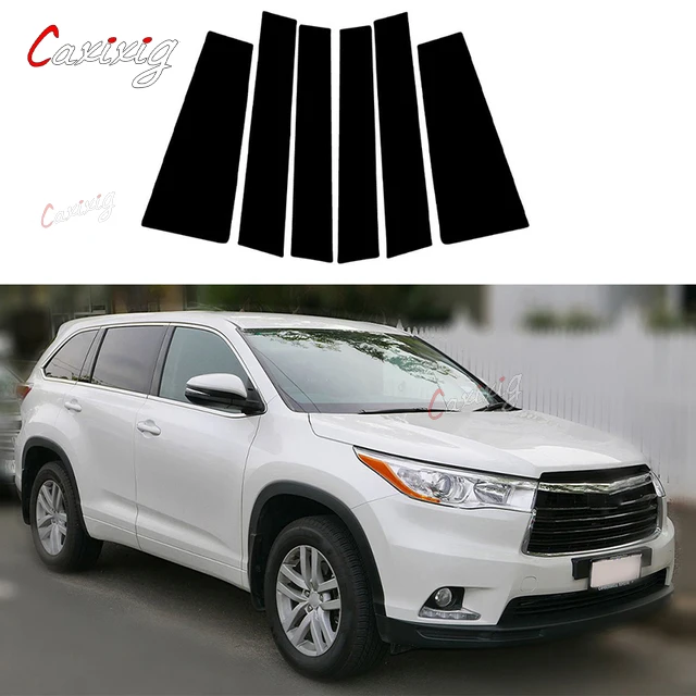 4/6/8Pcs Car Pillar Posts for Toyota Highlander Kluger 2008 2009-2020 ...