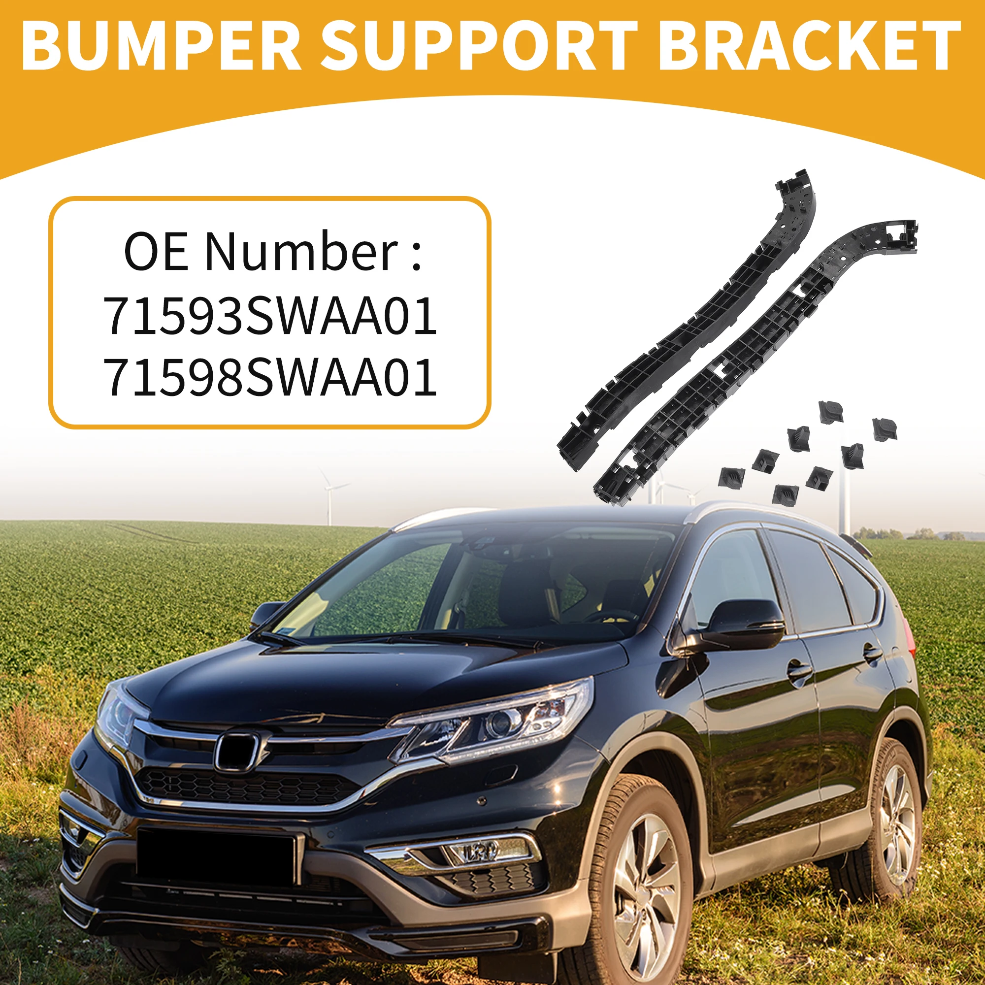 UXCELL Bumper Support Bracket No.71593SWAA01/71598SWAA01 Left Right ...