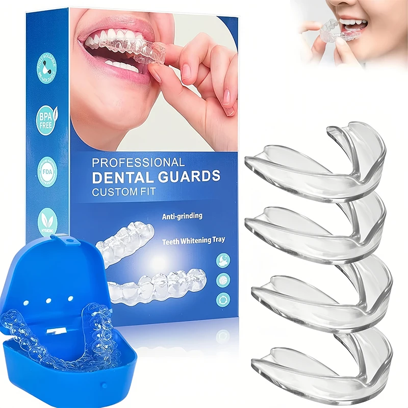 4-unids-set-protector-bucal-retenedores-dentales-de-silicona-para ...