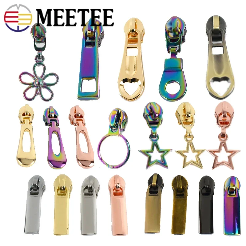 10-30pcs-5-Zipper-Silder-for-Nylon-Zips-Jacket-Bag-Purse-Pockets ...