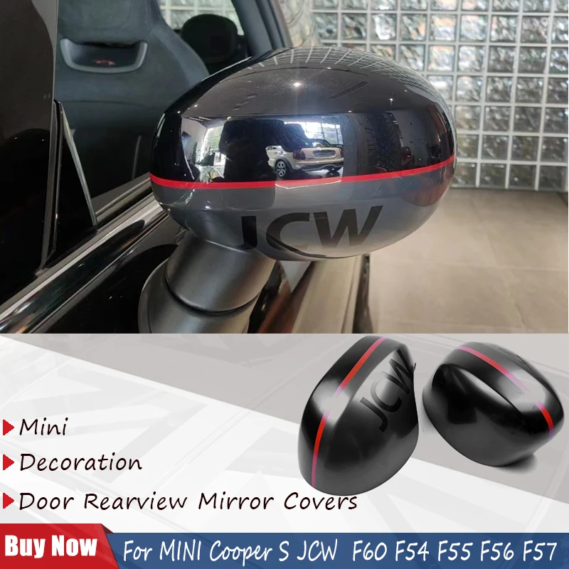 Car-Door-Side-Rearview-Mirror-Covers-For-Mini-Cooper-S-JCW-F54-F55-F56 ...