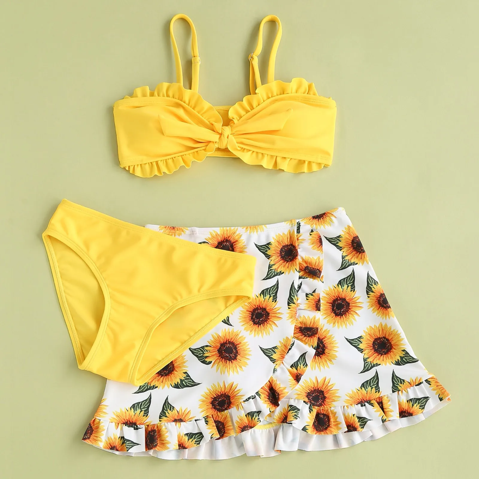 Ruffles Swimwear Outfits Infant Toddler Swimwear Bikini Sets Summer ...
