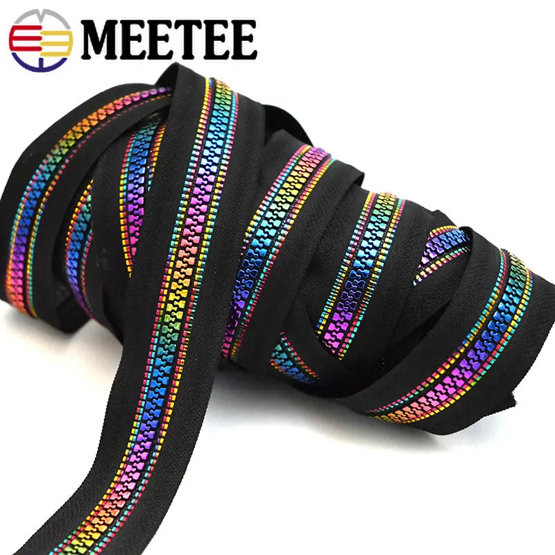 2M-5-Resin-Zippers-Decorative-Zipper-Tapes-for-Sewing-Bag-Jacket ...