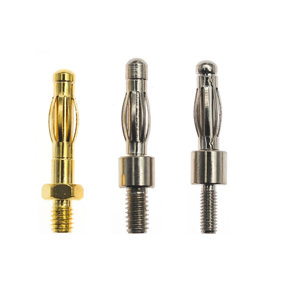 10Pcs/Lot Lantern Type banana plug male M4/M3 Connectors Audio Plug ...