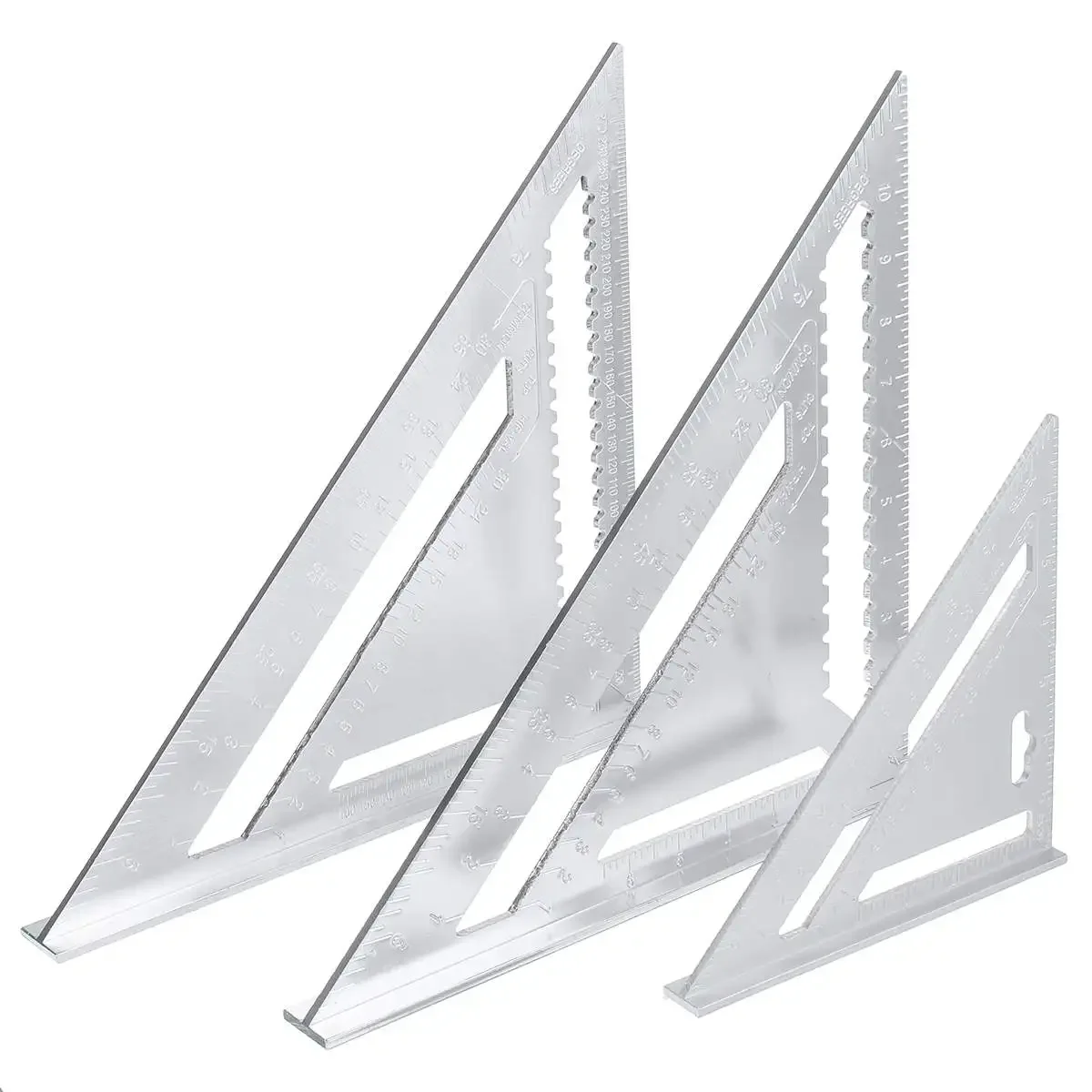 7-12-inch-Angle-Ruler-Metric-Aluminum-Alloy-Triangular-Measuring-Ruler ...