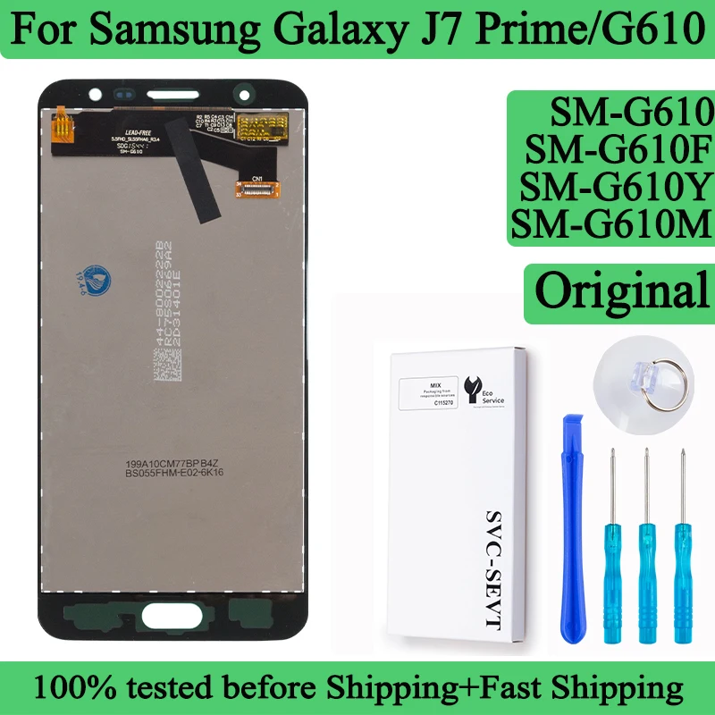 SM-G610F G610Y G610M G610 Premium Lcd For Samsung Galaxy J7 Prime Display Touch Screen Digitizer ...