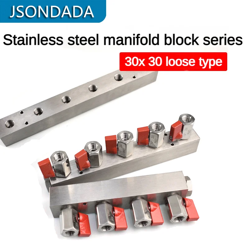 manifold block for bus bar stainless steel materials 1/4"BSP 1/2"BSP ...