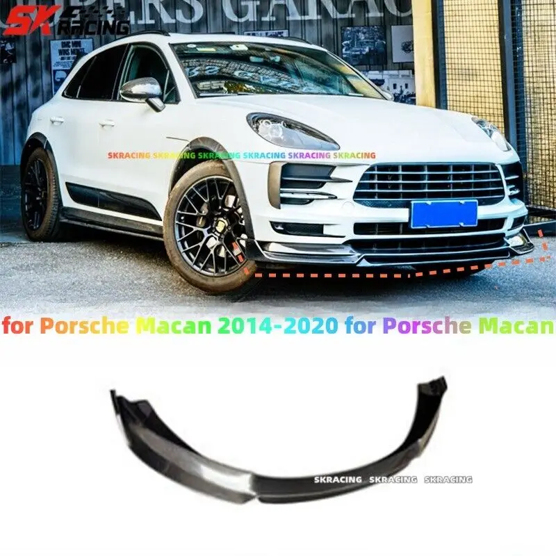 Carbon-Fiber-Athletic-Front-Bumper-Diffuser-Lip-Spoiler-Body-Kit-for ...