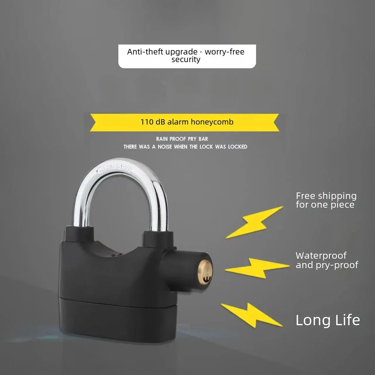 Anti-theft Newspaper Lock Electric Car Bicycle Lock Outdoor Large Door ...