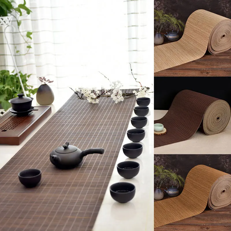 Natural-Bamboo-Table-Mat-Tea-Dining-Hot-Insulated-Table-Runner-Japanese ...