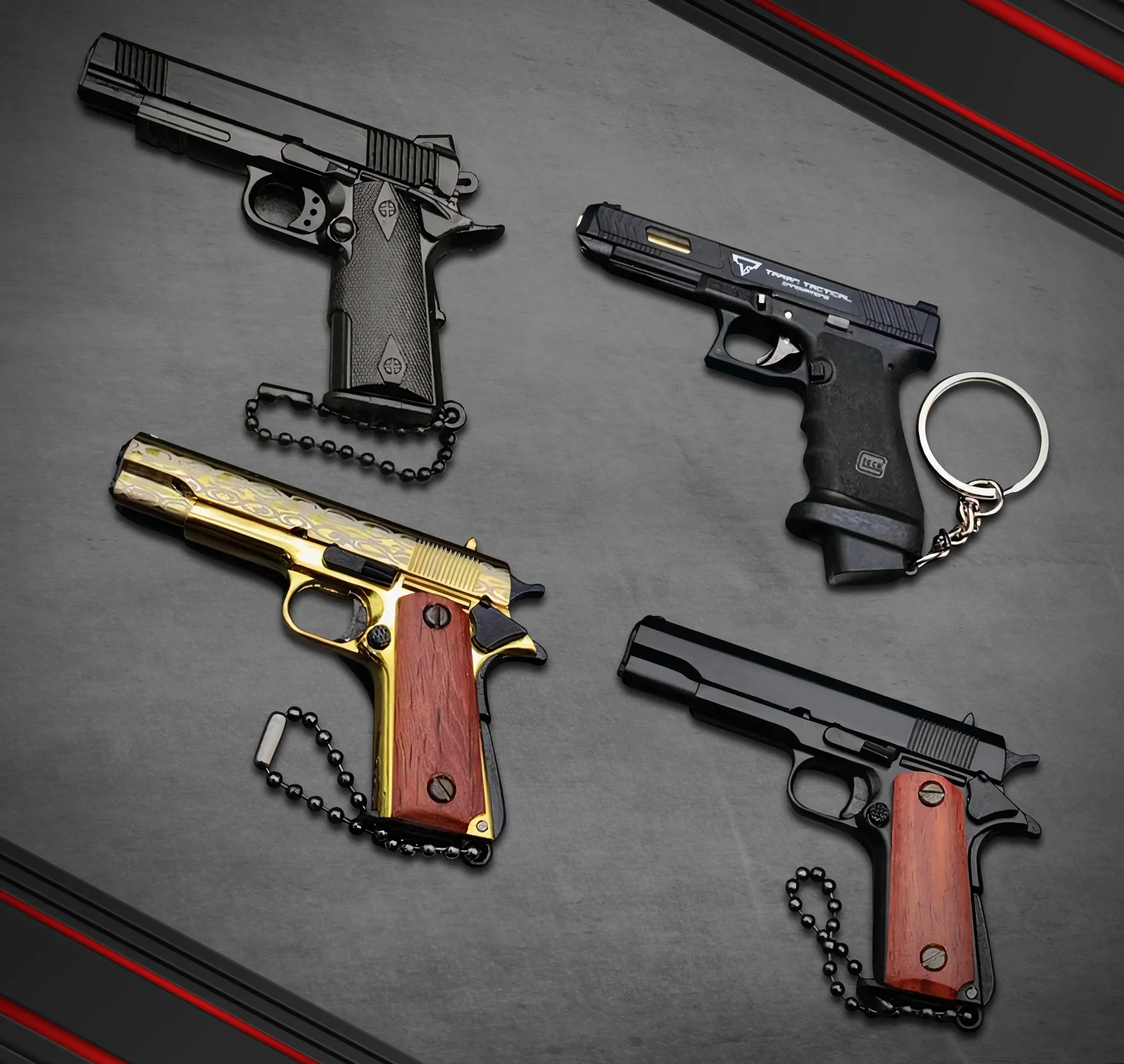 1-3-Mini-Colt-1911-Tactical-Pubg-Pistol-Detachable-Metal-Toy-Gun-Model ...