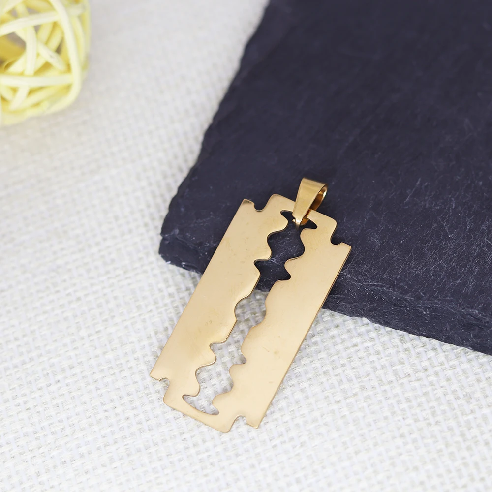 Nedar-2Pcs-Vintage-Razor-Blade-Charms-Stainless-Steel-Metal-Pendant-for ...