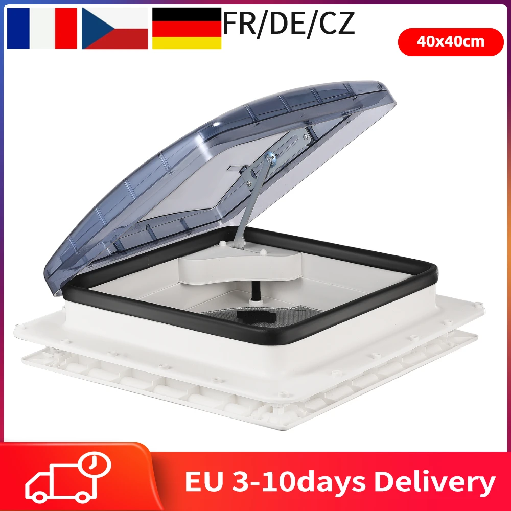 RV-Roof-Skylight-Vent-Cover-40x40cm-Camper-RV-Light-Blue-Vent-Cover-Non ...