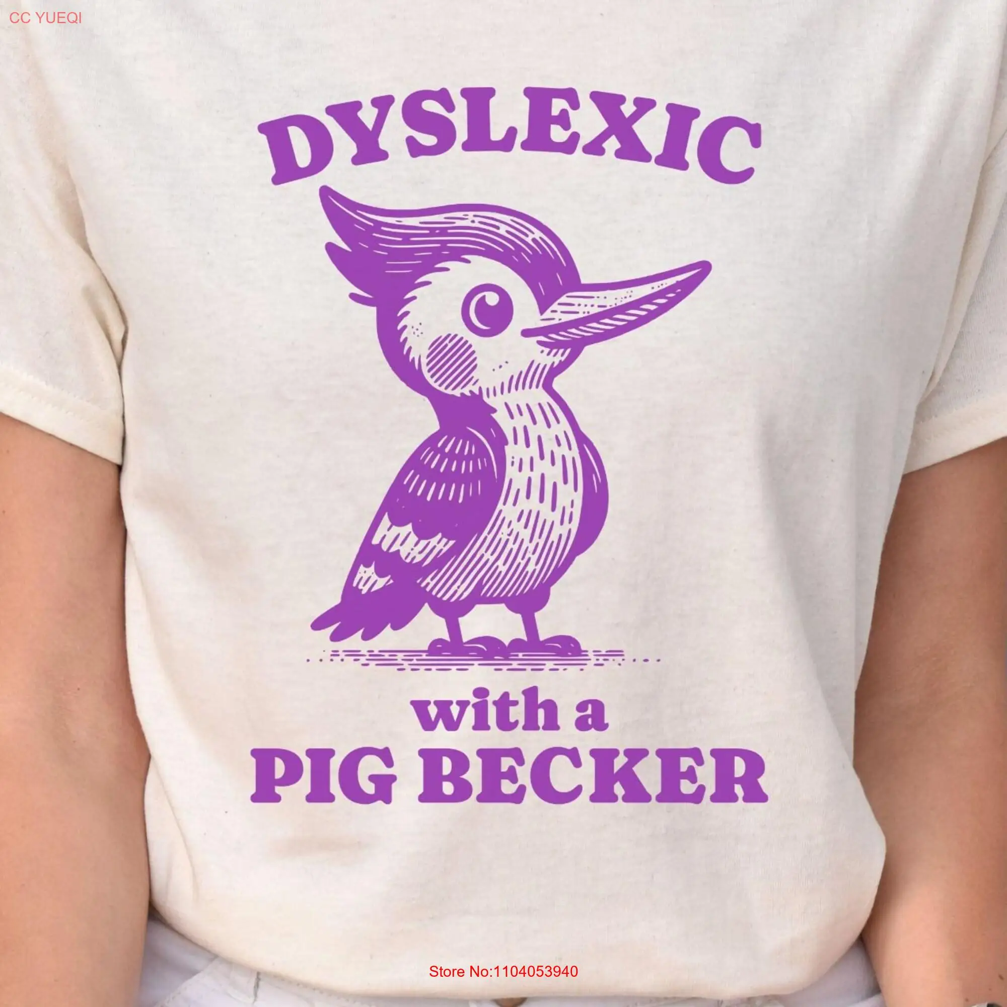 Silly-Dyslexia-T-Shirt-Dyslexic-With-Big-Pecker-Meme-Inappropriate ...