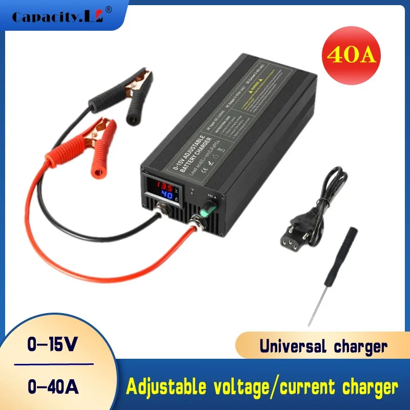 12v 배터리 충전 85A Lifepo4 배터리 충전기 36A 40a 60a, 고속 충전 리튬 배터리 충전기 12.6V v ...