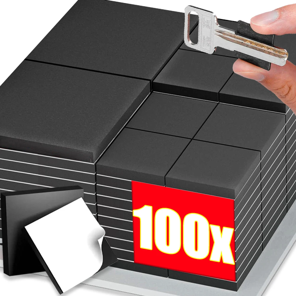 100-50-Magnetic-Square-Self-Adhesive-Disc-Magnets-Square-Rubber-Soft ...