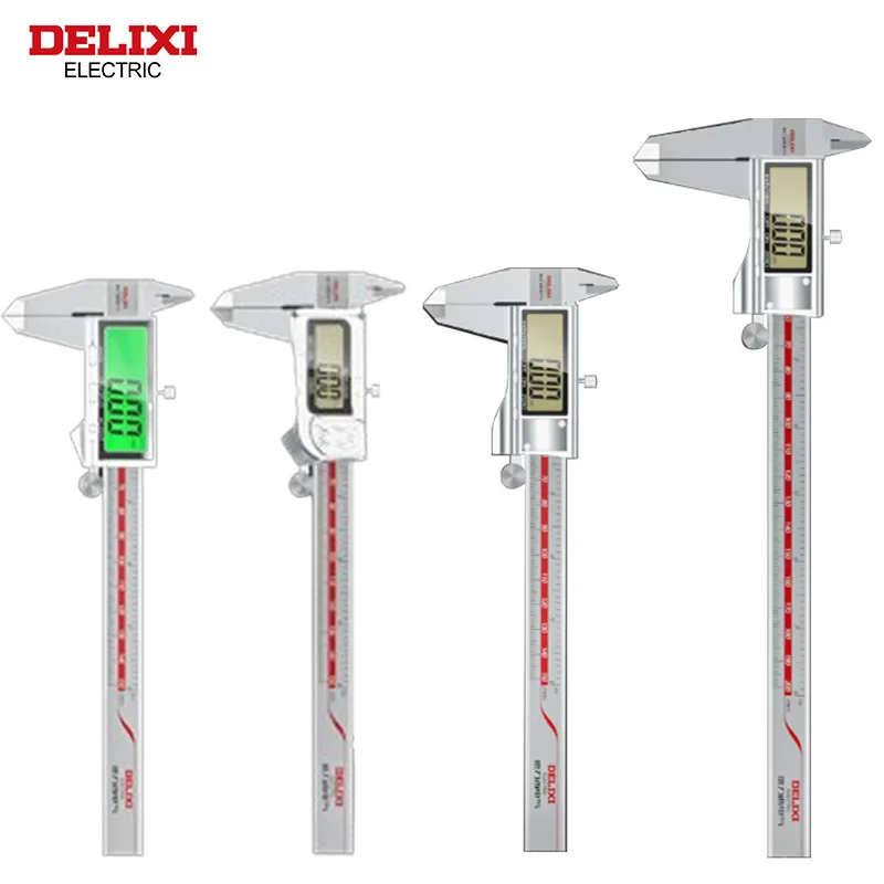DELIXI-ELECTRIC-High-Precision-Digital-Calipers-Stainless-Steel-Durable ...