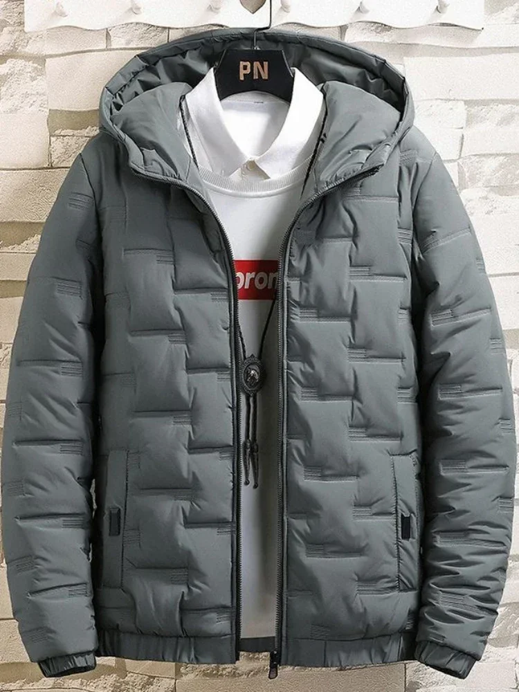 Down-Jackets-for-Men-Hooded-Man-Padded-Coat-Fashion-2024-Parkas ...