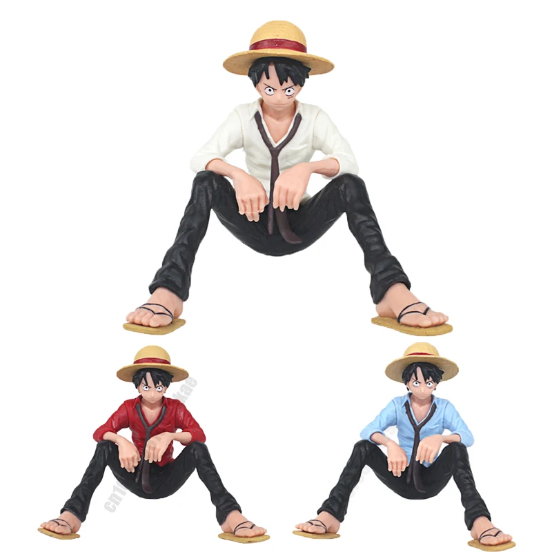 New Hot 10cm One Piece Anime Figure Confident Smiley Monkey Luffy Form ...