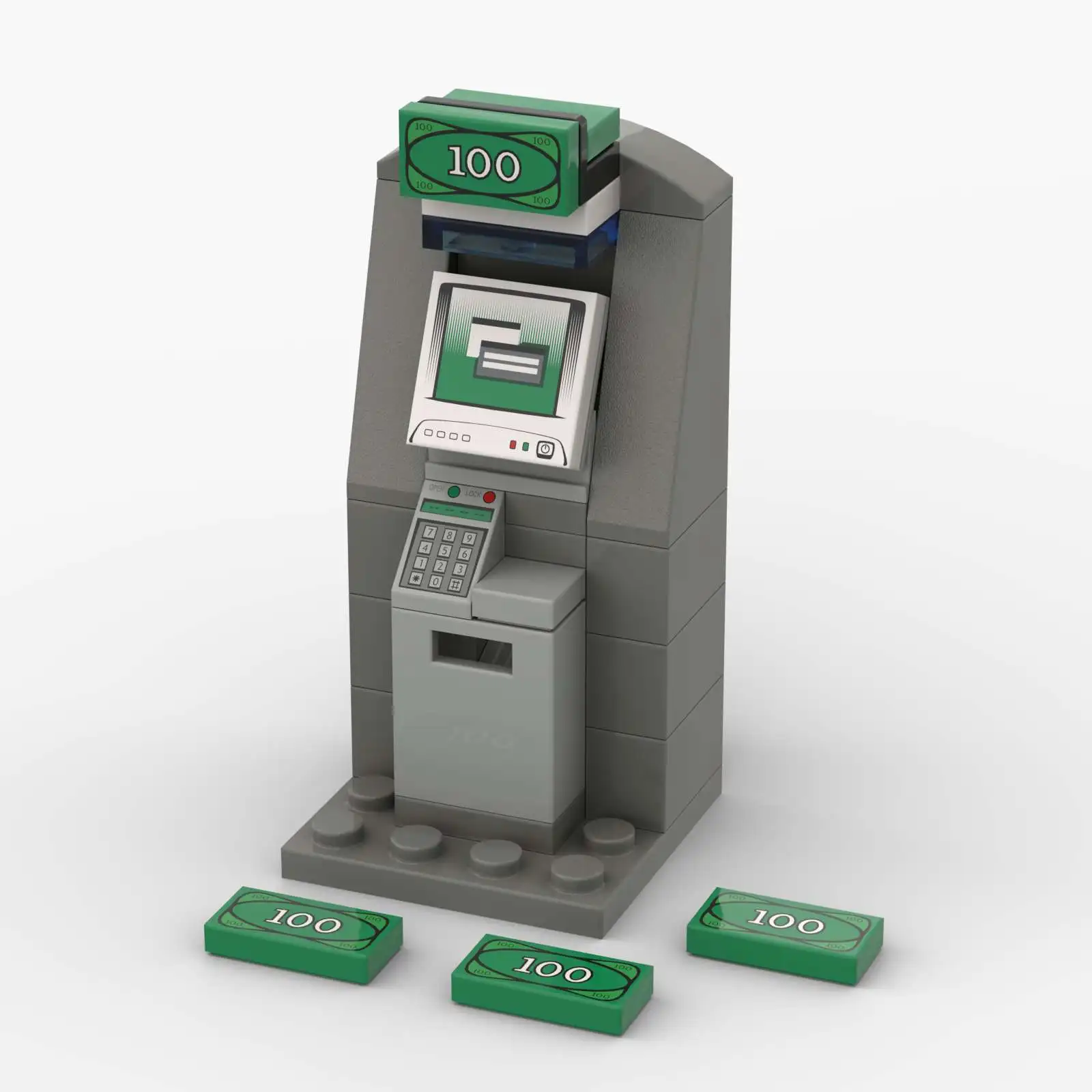MOC-Model-ATM-Cash-Machine-Cash-Dispenser-Building-Blocks-Bricks-DIY ...
