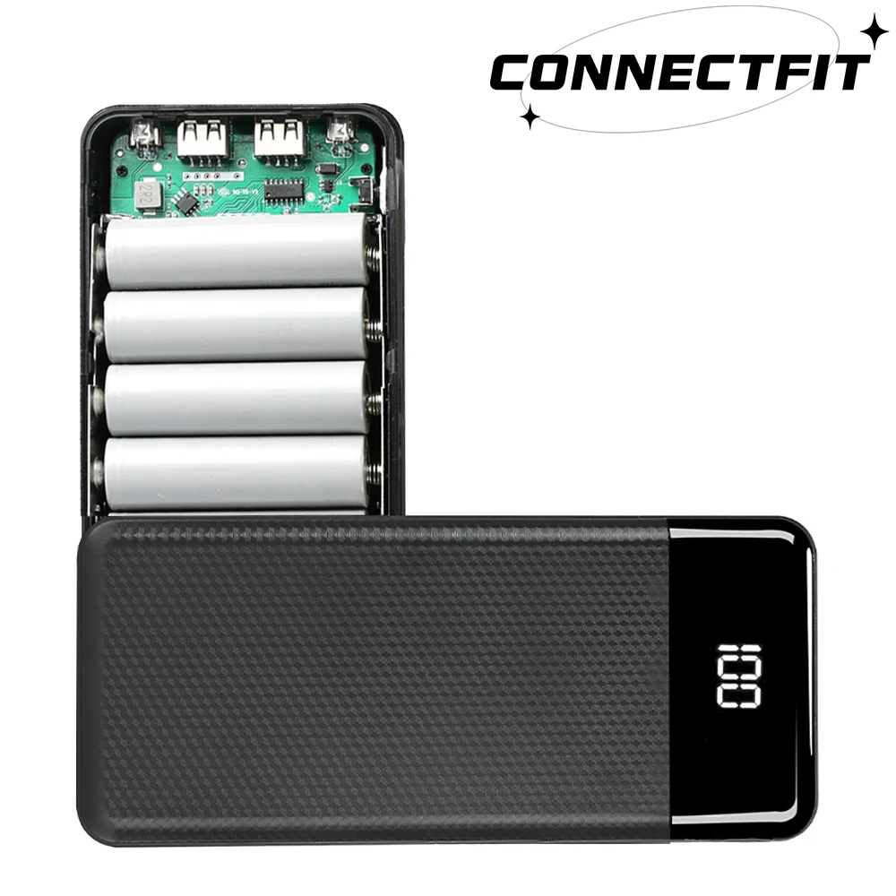 DIY-8-18650-Power-Bank-Cases-Battery-Holder-Portable-Dual-USB-Type-C ...