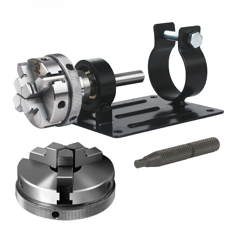 Lathe-Chuck-3-4-Jaw-Mini-Lathe-Parts-Self-centering-Lathe-Spindle-DIY ...
