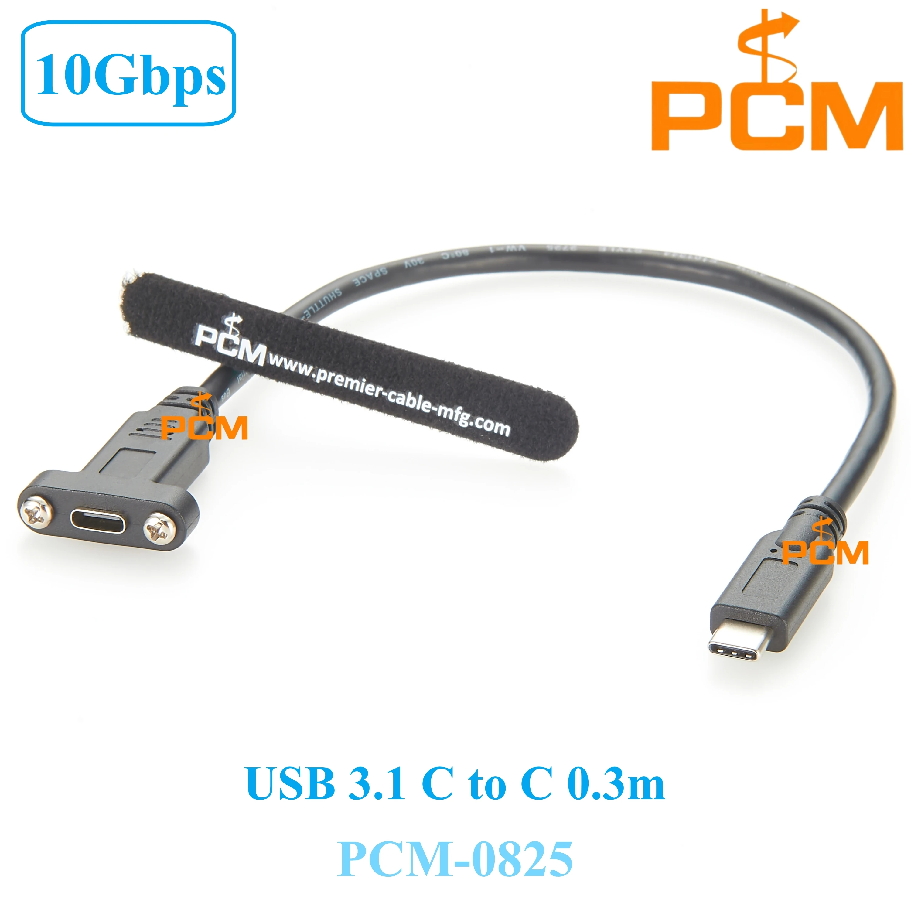 2pcs 0.3m 10Gbps USB C female to USBC Male Wire Extender Data Cord USB ...
