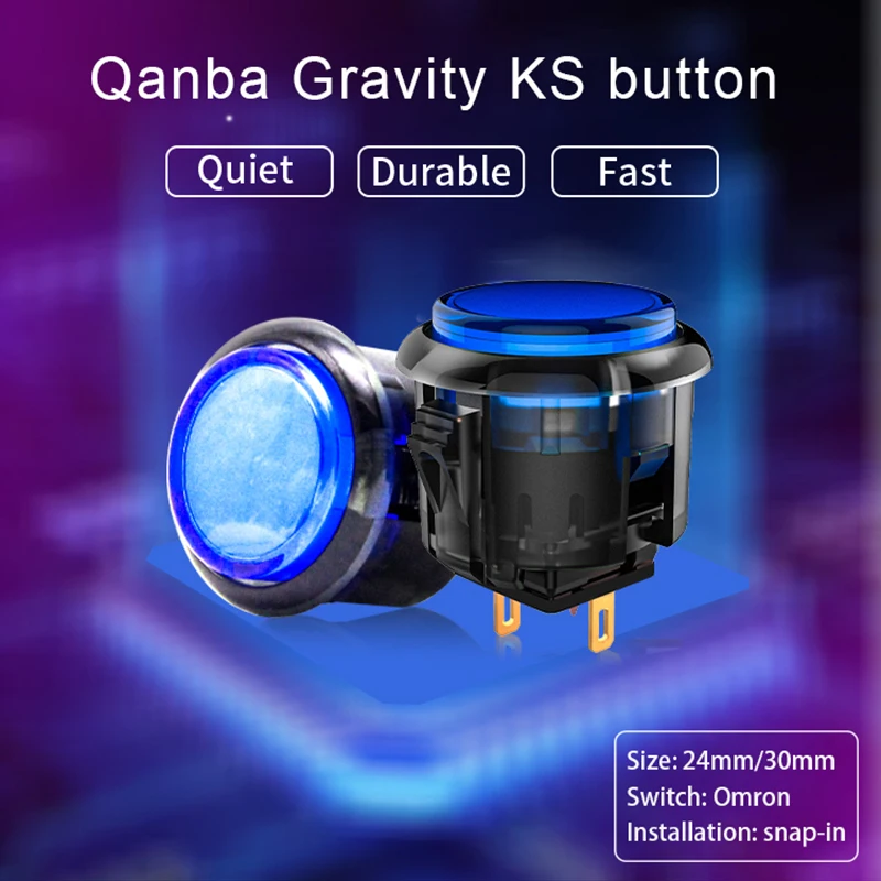 QANBA-Gravity-KS-Mechanical-Shafts-Silent-Pushbutton-30mm-24mm-Snap-In ...