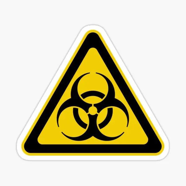 Biohazard-Symbol-Warning-Sign-Yellow-5PCS-Car-Stickers-for-Kid-Laptop ...