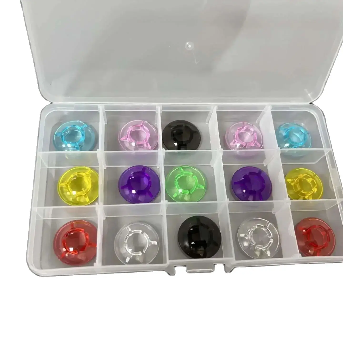 15Pcs-Box-Colorful-Footswitch-Topper-Electric-Guitar-Effect-Pedal-Foot ...