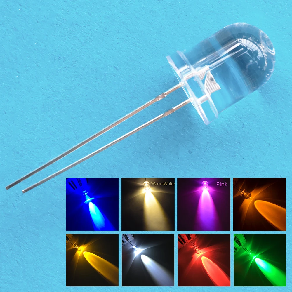 Round Light 10mm | 10mm Yellow Led | Emitting Diode | Diode 10mm Uv ...