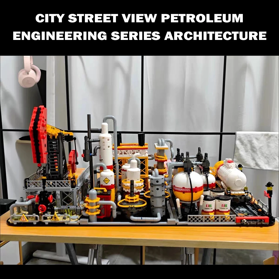 City Street View Petroleum Engineering Series Architecture Building ...