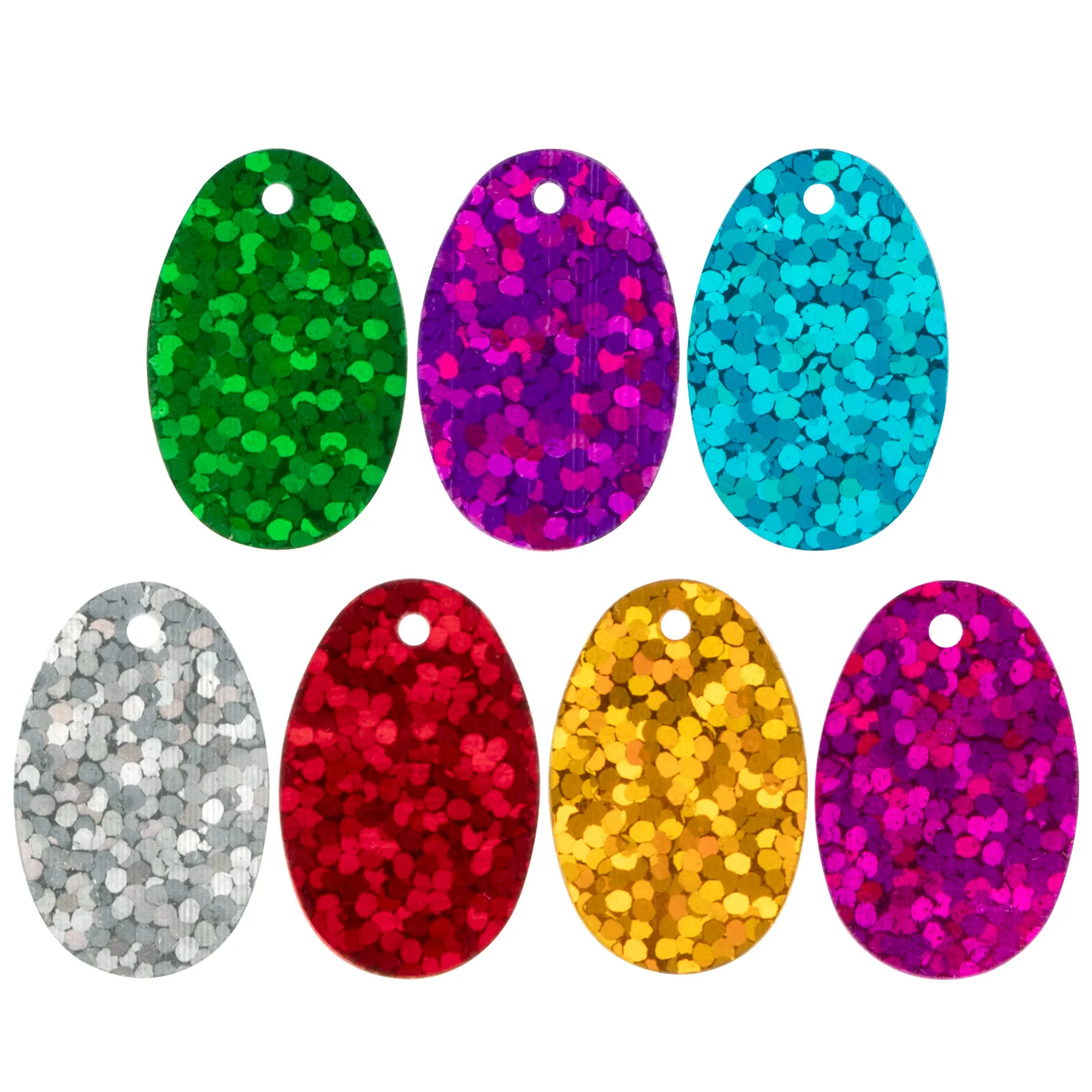 100-200pcs-Sea-Fishing-Spinner-Blade-Holographic-Attractor-Flatfish-Rig ...