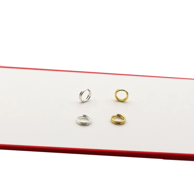 925-Solid-Sterling-Silver-Split-Rings-Double-Jump-5mm-DIY-for-Jewelry ...