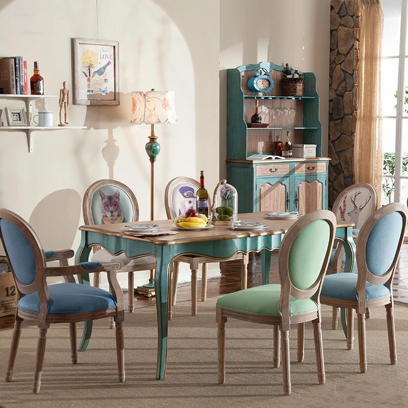 Turquoise Dining Room Table