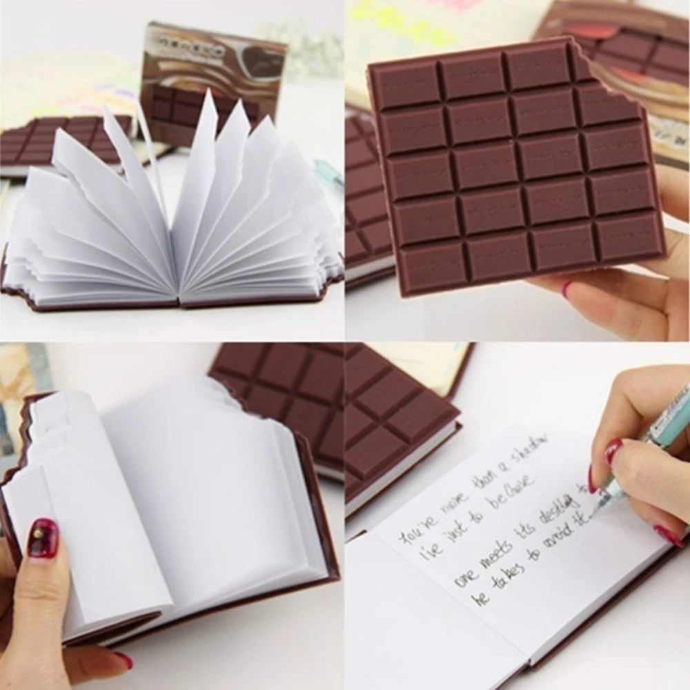Creative-Chocolate-Shape-Sticky-Notes-Notebooks-Memo-Pads-Mini-Blank ...