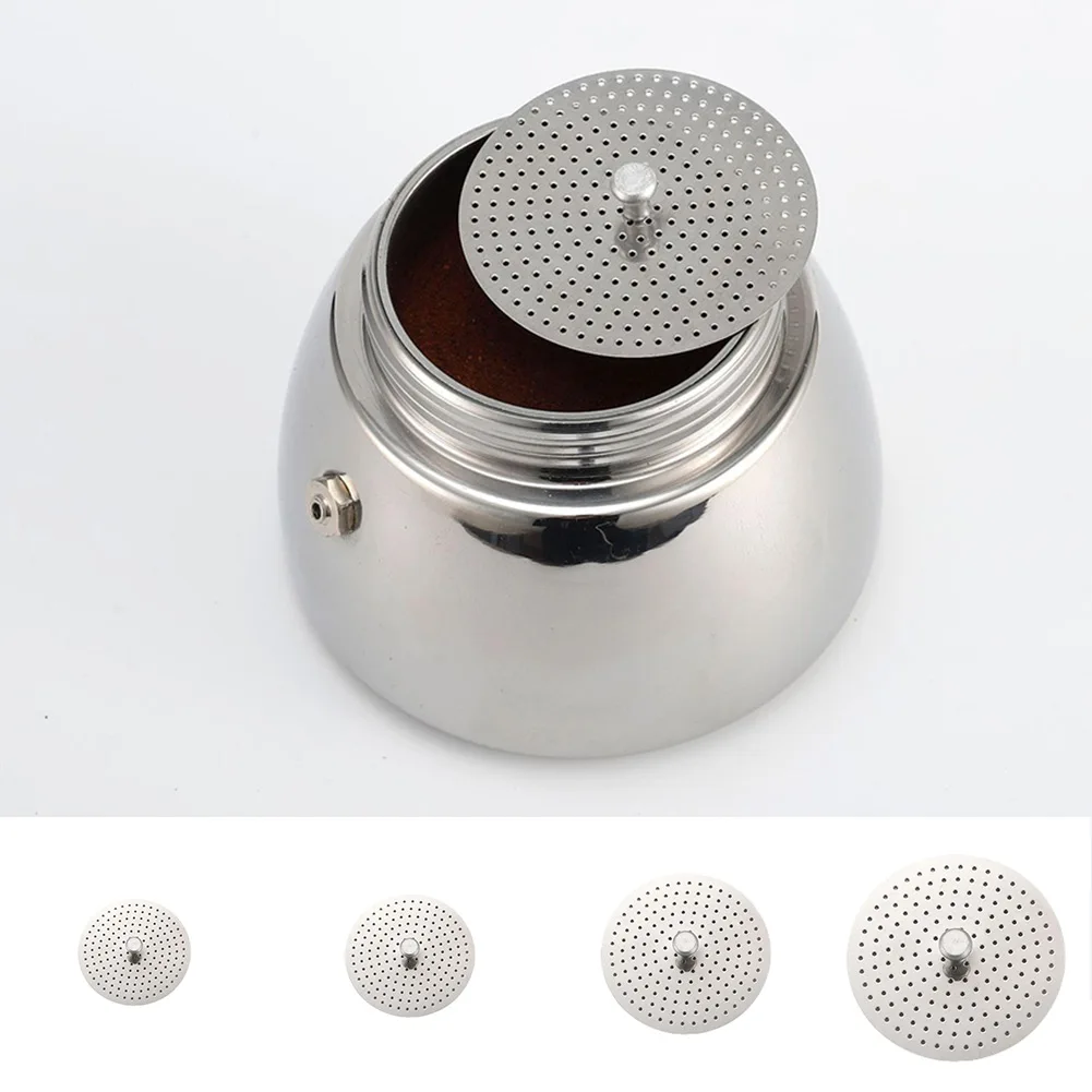 6-Cups-Coffee-Filter-Plate-Stainless-Steel-Moka-Pressed-Powder ...