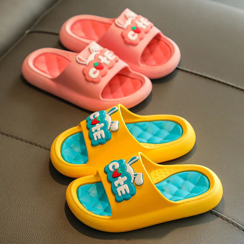 Cartoon Design Kids Slippers For Boys Summer Beach Indoor, 52% OFF