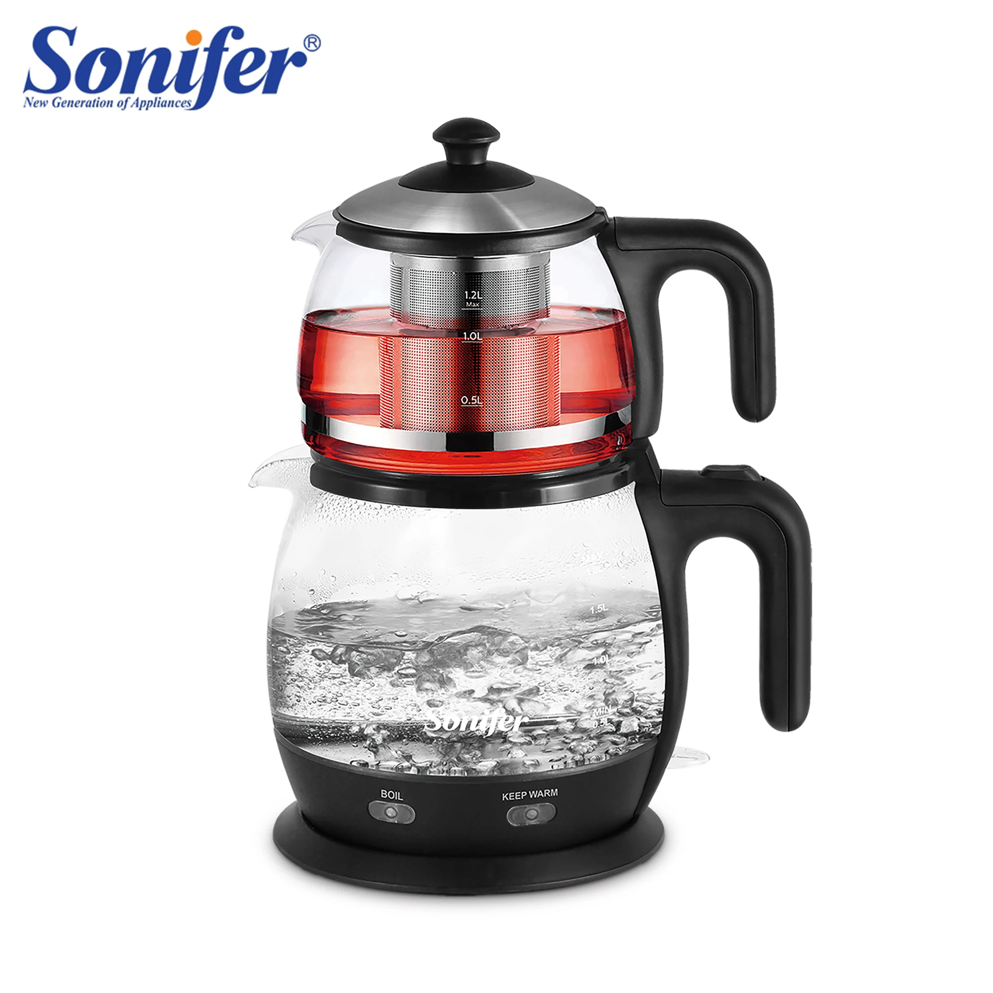 Sonifer 3L Electric Kettle Stainless steel Kitchen Appliances Smart ...