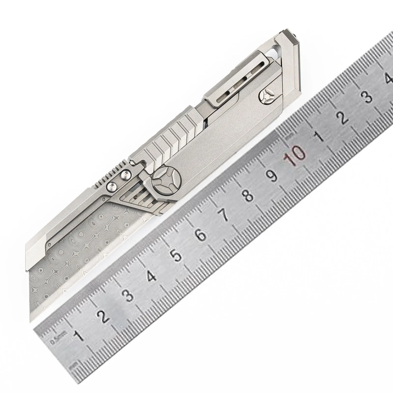 Folding Utility Knife Titanium | Utility Knife Blade Titanium - Utility ...