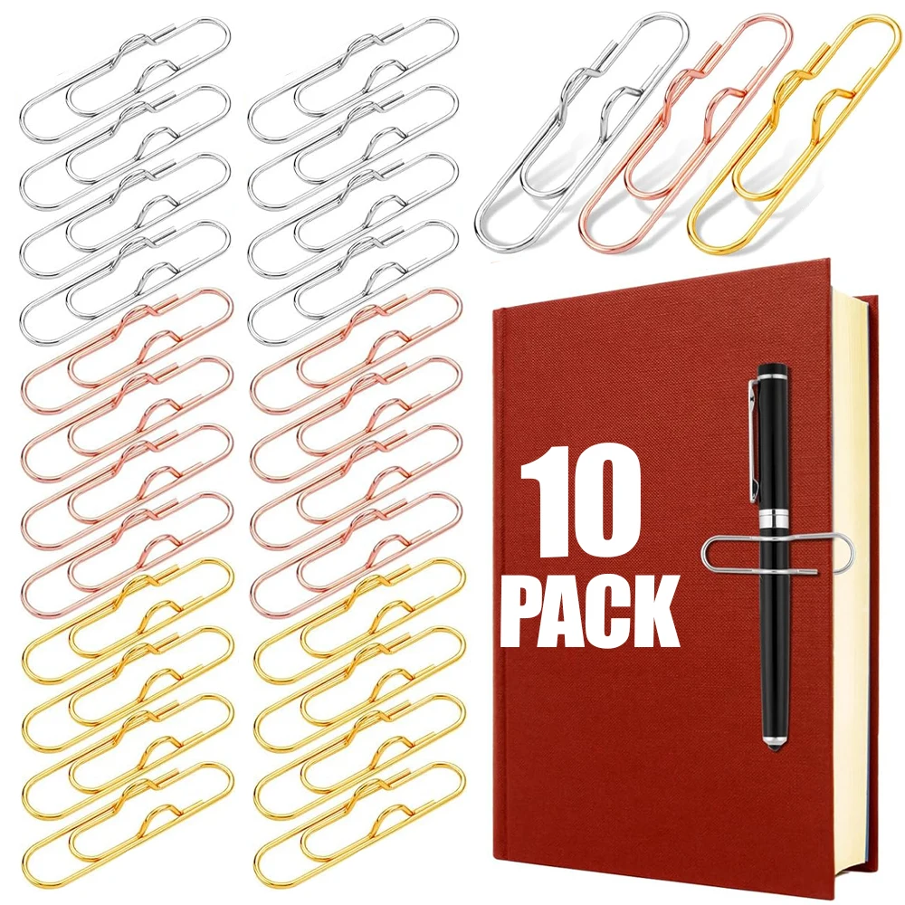 Multifuncional-Metal-Pen-Clips-Paperclip-Port-til-Titulares-para ...