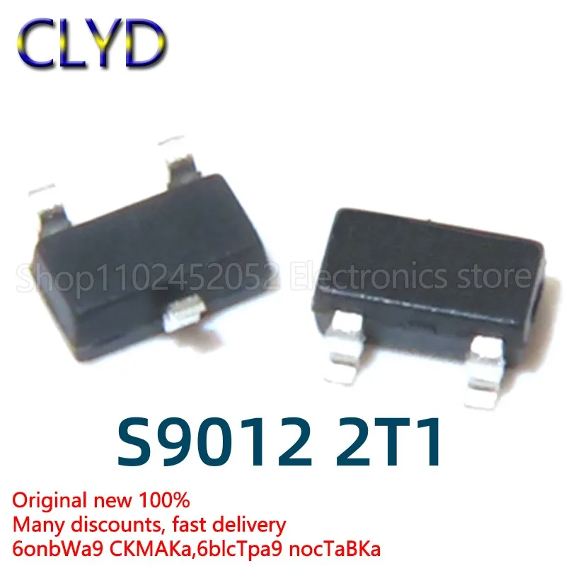 100PCS/LOT New and Original Triode S9012 2T1 SOT 23 0.5A/25V PNP (100 ...
