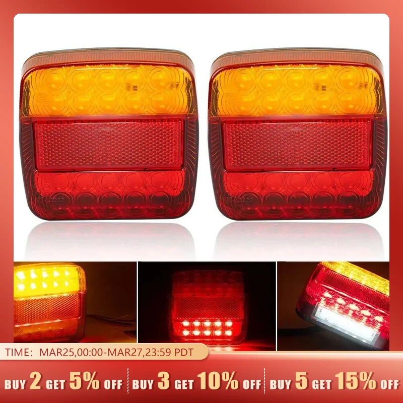 2Pcs-12V-Car-Trailer-Trucks-Tail-Light-Car-20-LED-Rear-Tail-Light ...