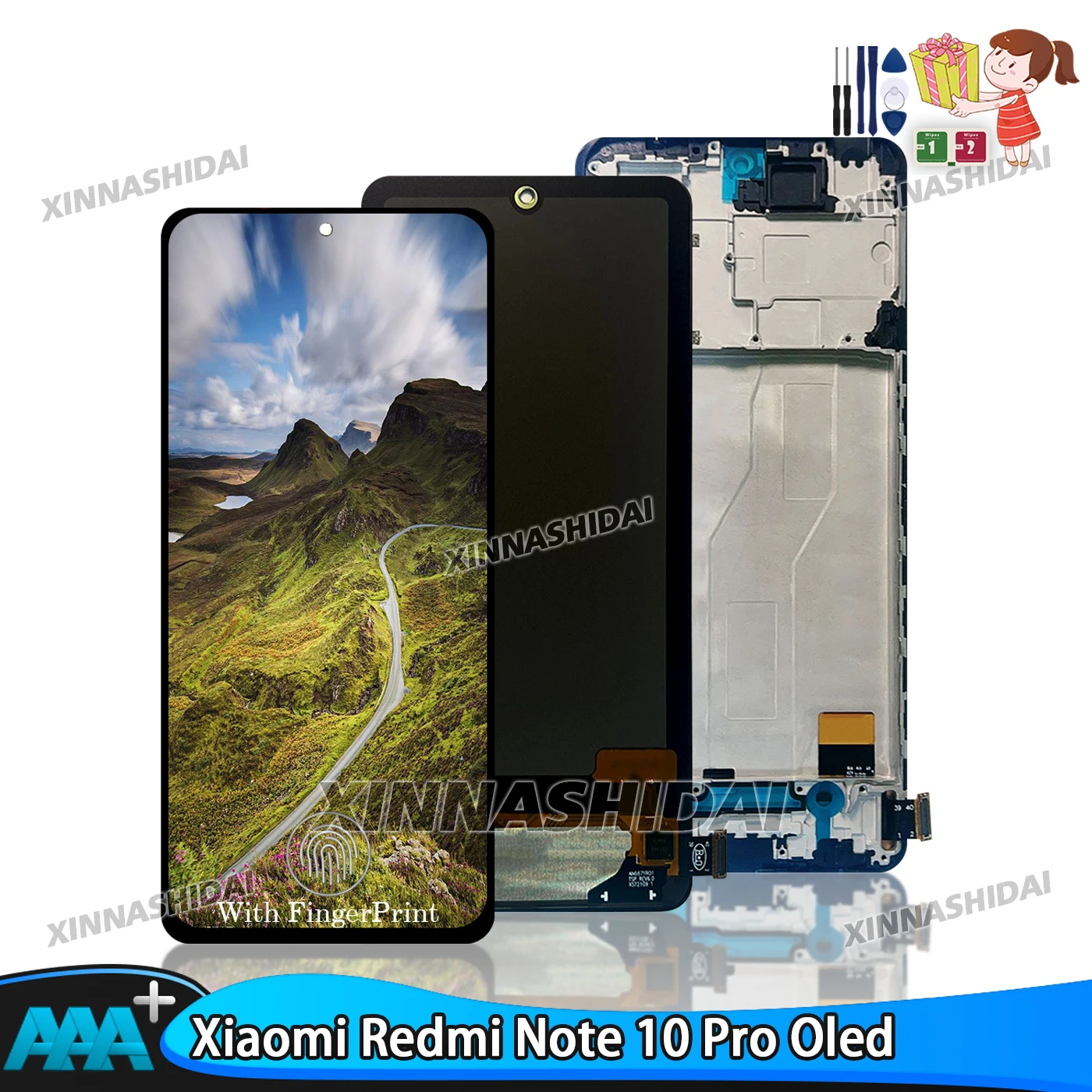 OLED Display Screnn For Xiaomi Redmi Note 10 Pro LCD Display Touch ...