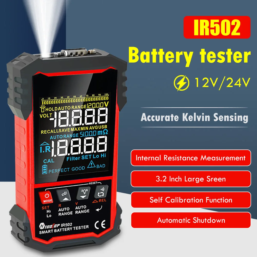 Professional-Battery-Tester-Battery-Internal-Resistance-Voltage-Checker ...
